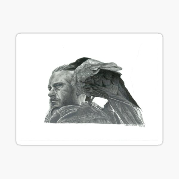 "Ragnar Odin's Raven" Sticker by LoenGraf | Redbubble