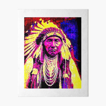 "Chief Joseph The Nez Perce" Art Board Print by IMPACTEES | Redbubble