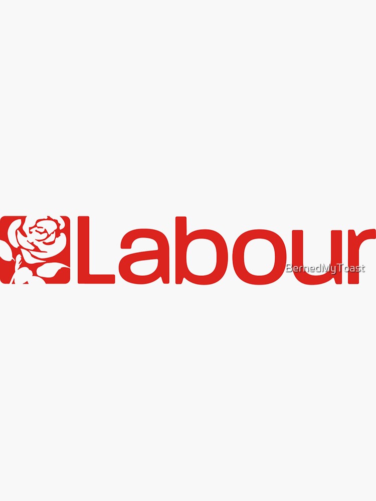 "Labour Party Logo" Sticker for Sale by BernedMyToast | Redbubble