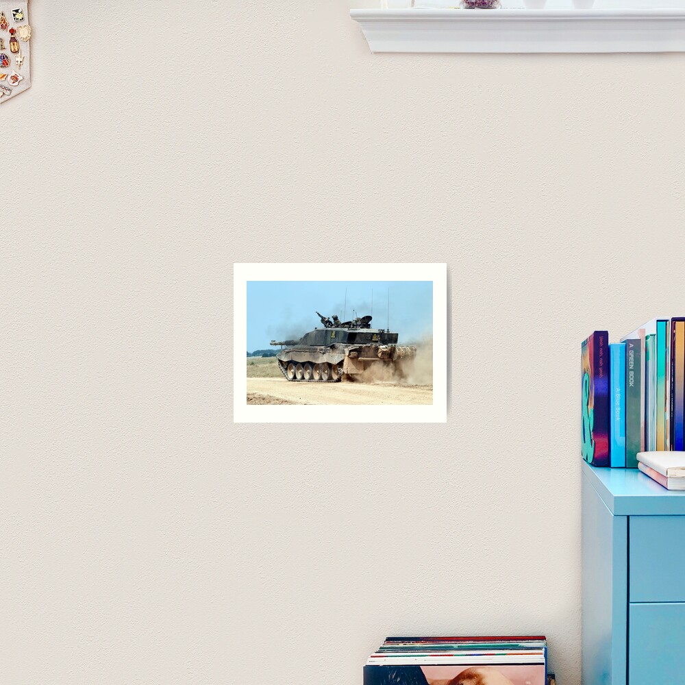 "Challenger 2 Main Battle Tank (MBT) British Army" Art Print by AndyHkr ...