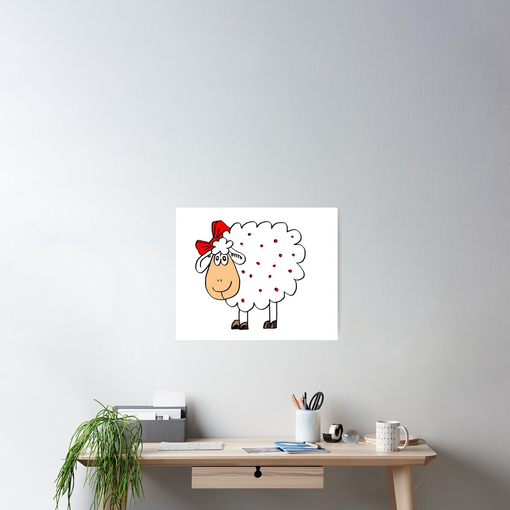 "sheep" Poster for Sale by magdalenat | Redbubble