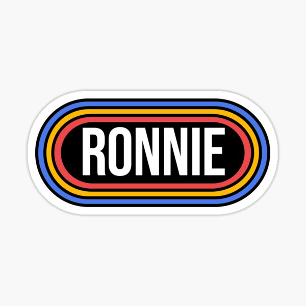 Ronnie Mac Stickers | Redbubble