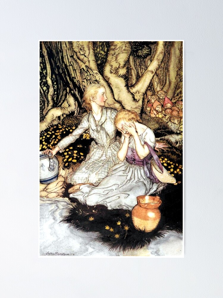"The Goblin Market - Arthur Rackham " Poster for Sale by ...