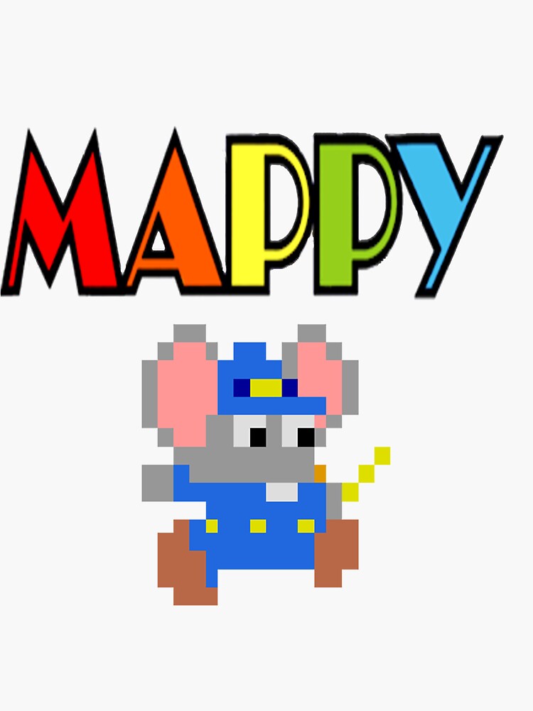 "mappy" Sticker for Sale by xNightAssASSinx | Redbubble