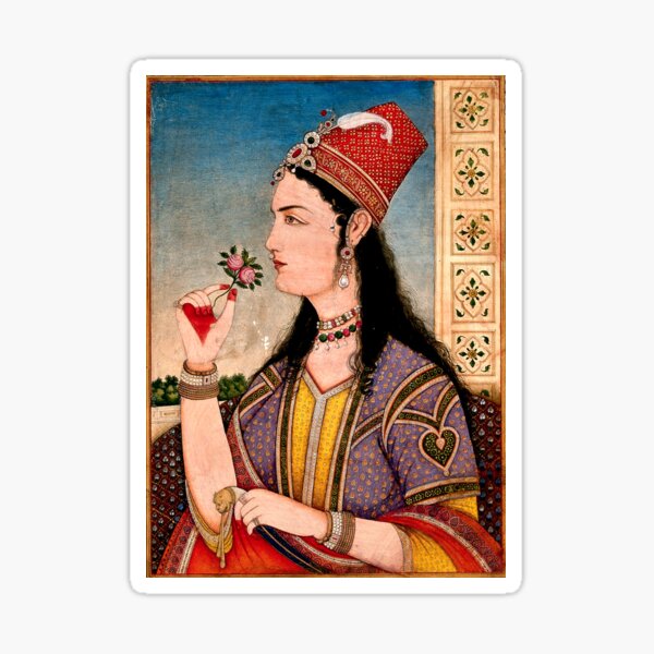 "Indian Woman, from the Wellcome Collection" Sticker for Sale by ...