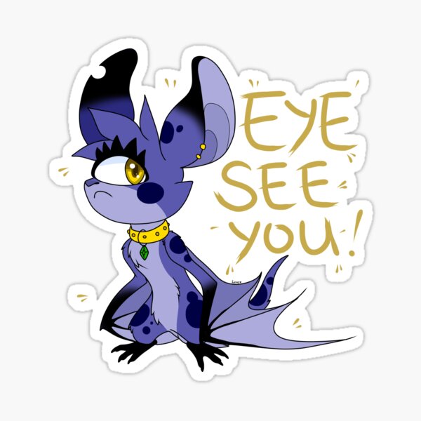 "Eye see you!" Sticker for Sale by fishybiscuits | Redbubble