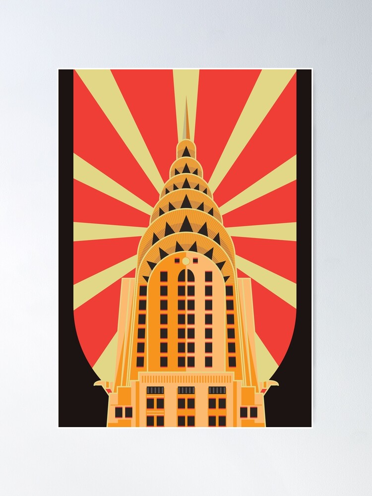 Art Deco Poster Buildings