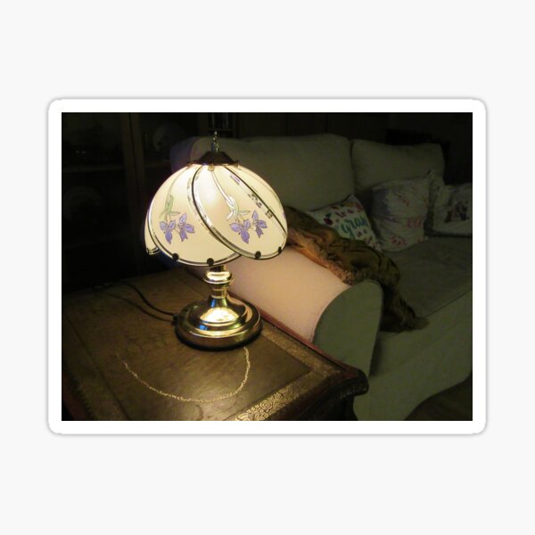 "Touch Table Lamp" Sticker for Sale by lezvee | Redbubble