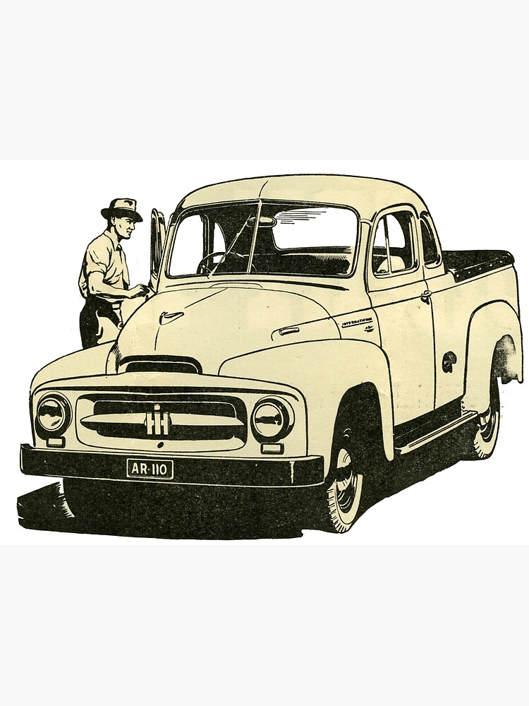 "1954 International Ute. Aussie Farmers Favourite! " Art Print by ...