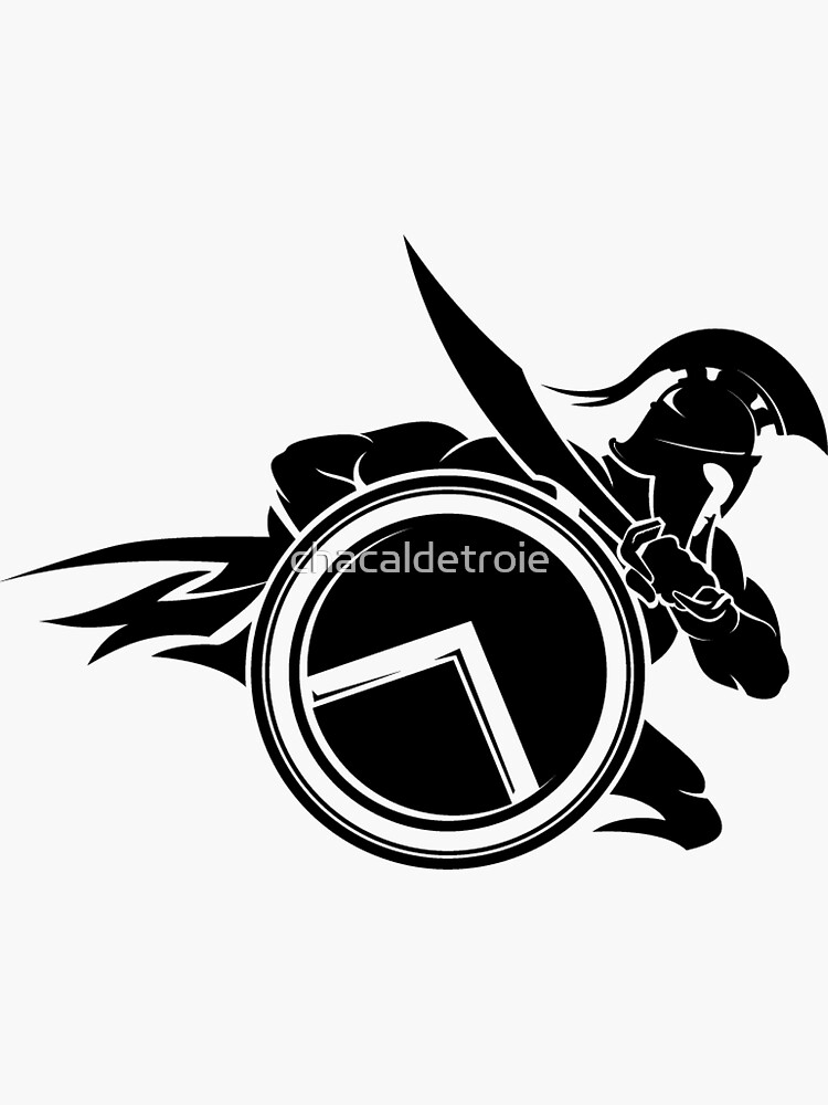 "SPARTA" Sticker by chacaldetroie | Redbubble