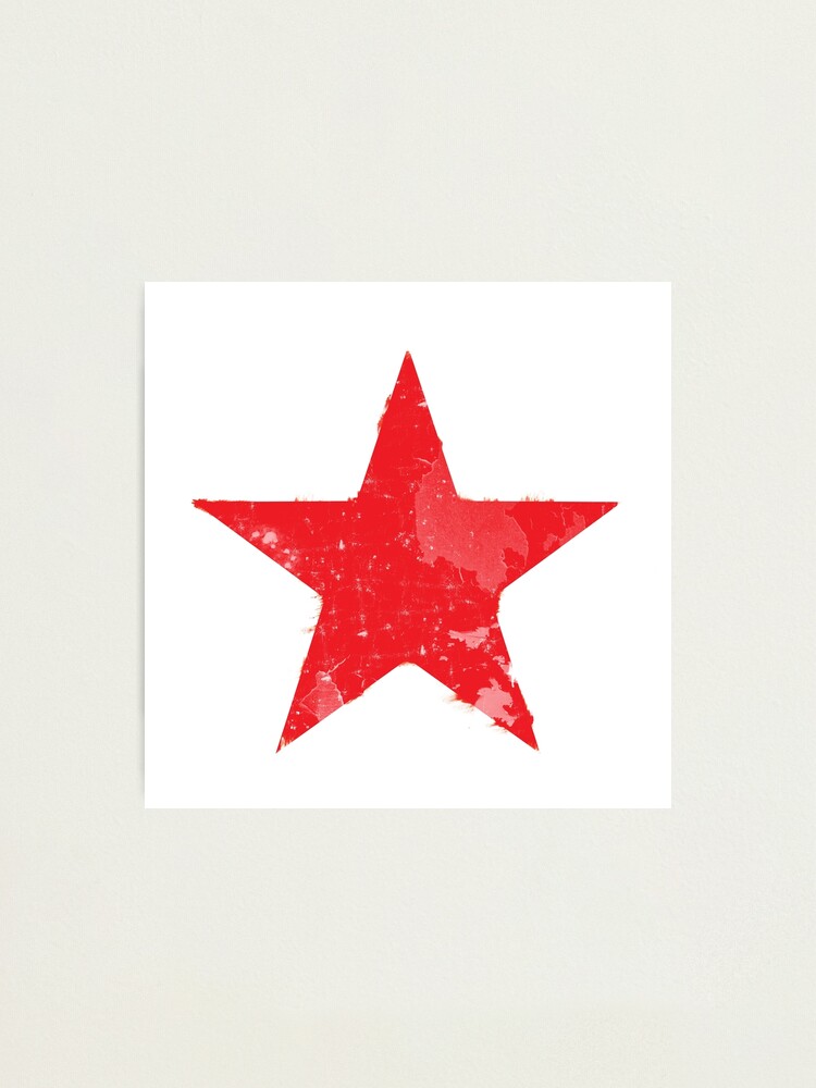 "Russian soviet communist WW2 Red star emblem" Photographic Print by ...