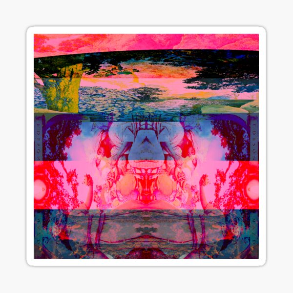 "Vivid" Sticker for Sale by dinaaaaaah | Redbubble