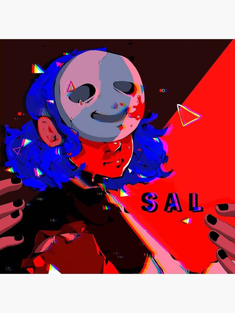 "Sal - Sally Face" Art Print by Tararosemacc | Redbubble