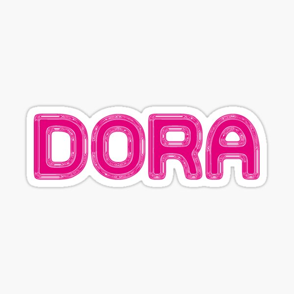 Dora Name Stickers | Redbubble