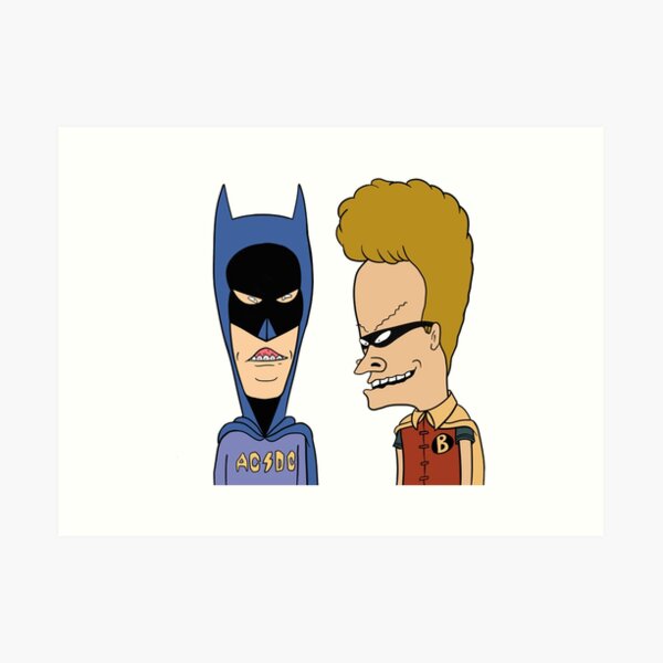 "Beavis Butthead Cosplay heroes" Art Print by jbeast1030 | Redbubble