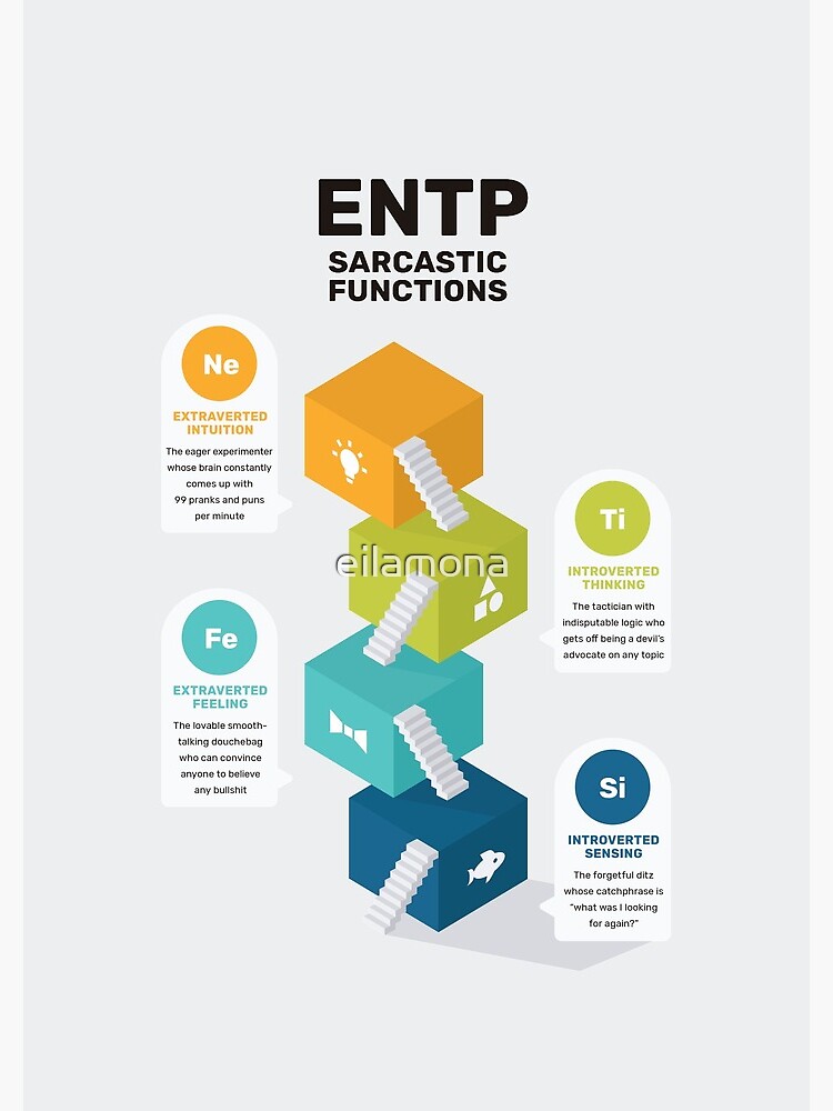 "ENTP Sarcastic Functions" Spiral Notebook for Sale by eilamona | Redbubble