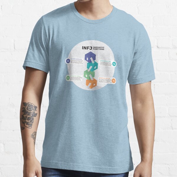 "INFJ Sarcastic Functions" T-shirt for Sale by eilamona | Redbubble ...