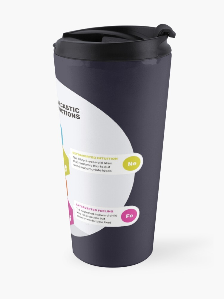 "INTP Sarcastic Functions" Travel Mug by eilamona | Redbubble