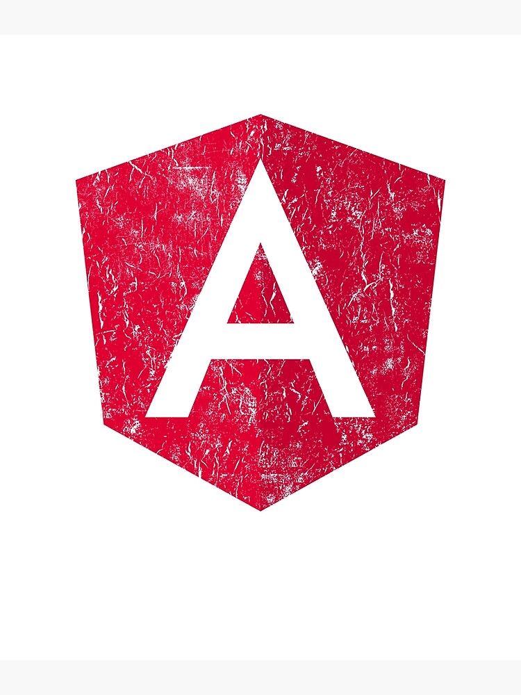 "Vintage Angular JS JavaScript Developer" Poster for Sale by vladocar | Redbubble