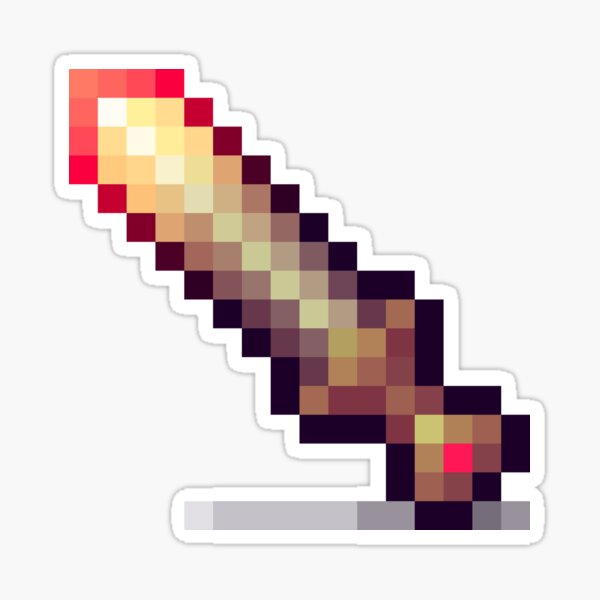 "Pixel Sharp Blade 3" Sticker by BenHenry | Redbubble