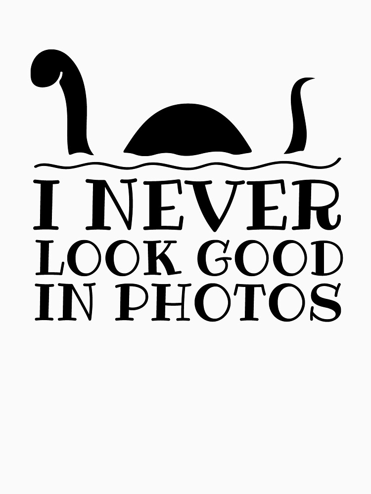 "shy sad introvert lochness monster nessie " T-shirt for Sale by ...