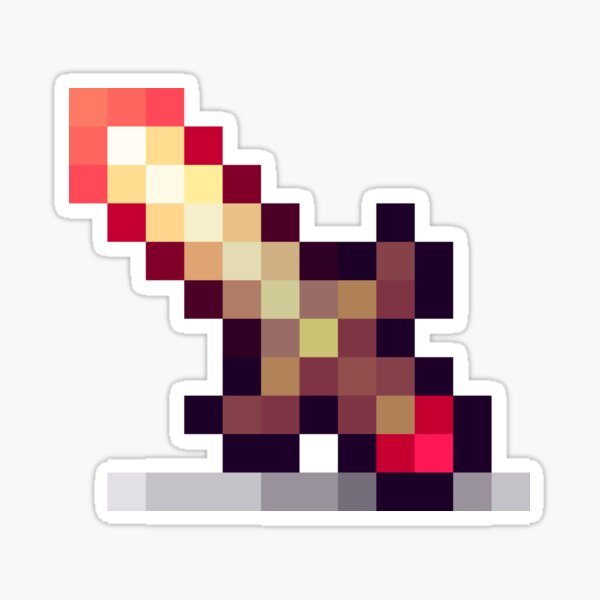 "Pixel Sharp Blade 6" Sticker for Sale by BenHenry | Redbubble