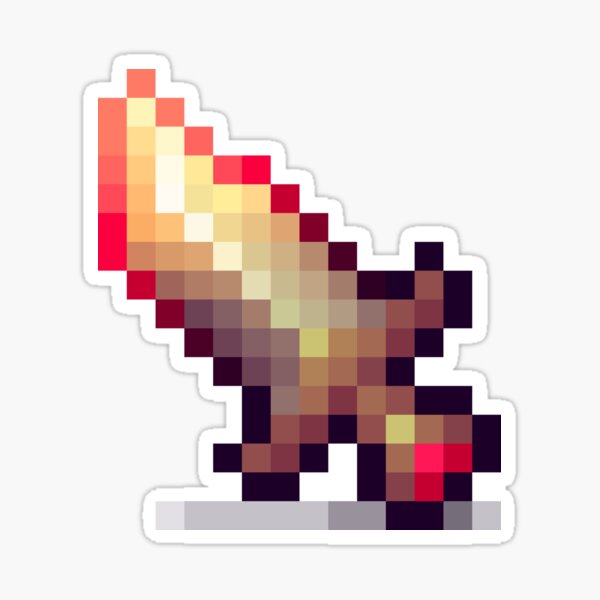 "Pixel Sharp Blade 8" Sticker for Sale by BenHenry | Redbubble