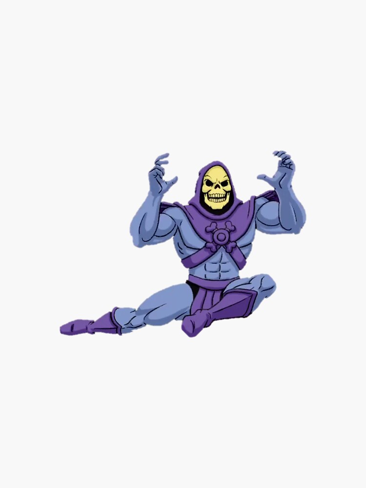 "Skeletor" Sticker by teteel | Redbubble