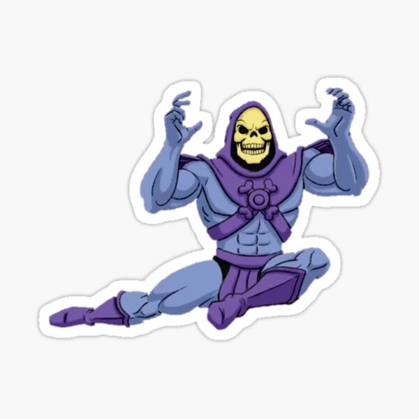 "Skeletor" Sticker by teteel | Redbubble