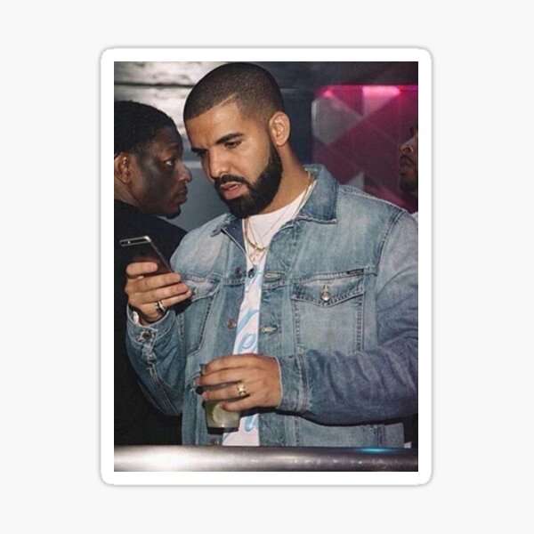 "Drake- Drizzy Confizzy" Sticker by drewgarseeya | Redbubble