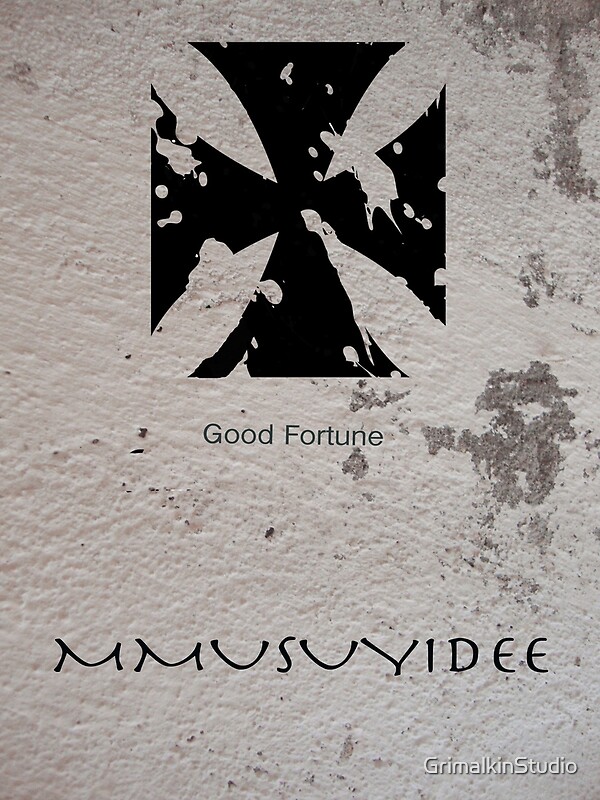 "Mmusuyidee Adinkra Symbol" by GrimalkinStudio | Redbubble