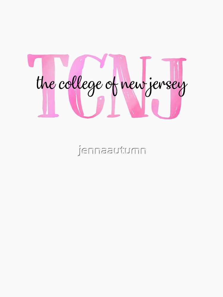 "TCNJ" T-shirt for Sale by jennaautumn | Redbubble | tcnj t-shirts ...