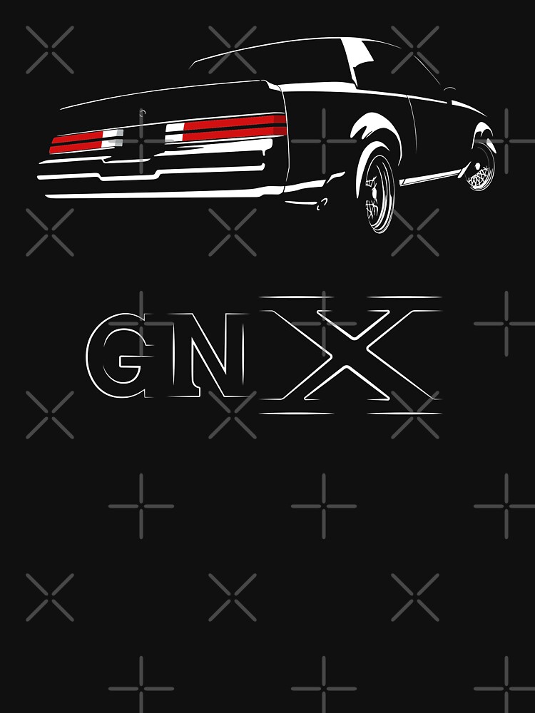 "GNX" T-shirt for Sale by AutomotiveArt | Redbubble | gnx t-shirts ...