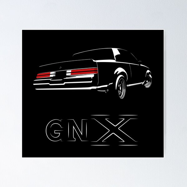 "GNX" Poster for Sale by AutomotiveArt | Redbubble