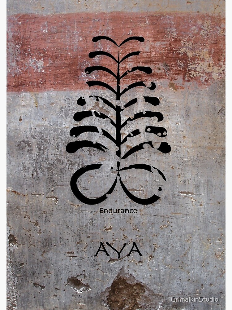"Aya West African Adinkra Symbol" Journal for Sale by GrimalkinStudio ...