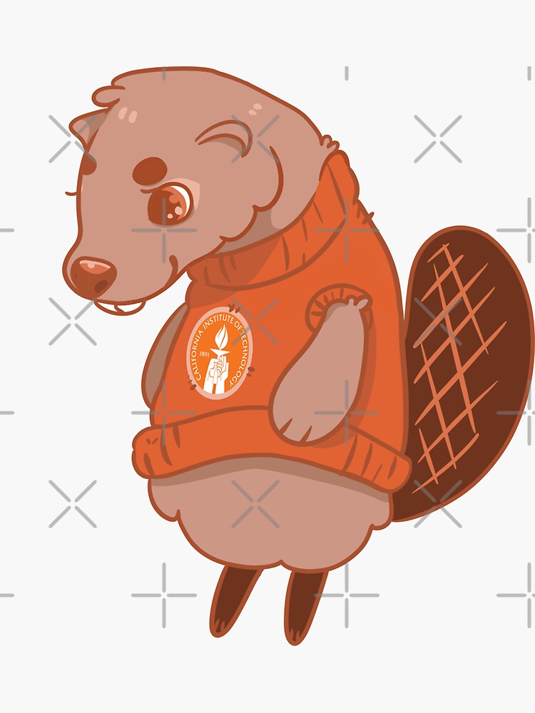 "Caltech Beavers" Sticker for Sale by MushyMischy | Redbubble