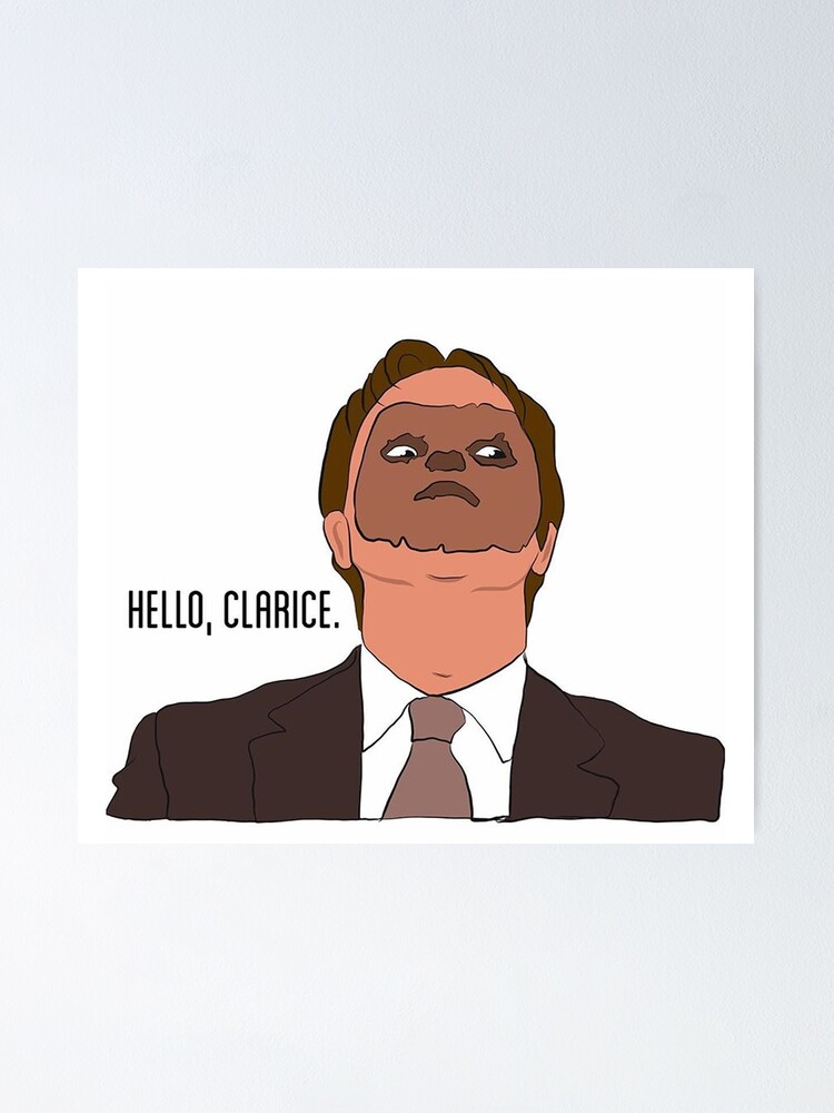 "Hello Clarice" Poster by dropkickqueen | Redbubble
