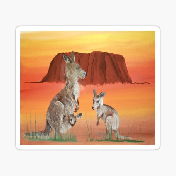 "AUSTRALIAN OUTBACK" Sticker for Sale by jansimpressions | Redbubble