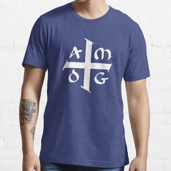 "AMDG Jesuit Catholic Cross - Ad Majorem Dei Gloriam" T-shirt for Sale ...