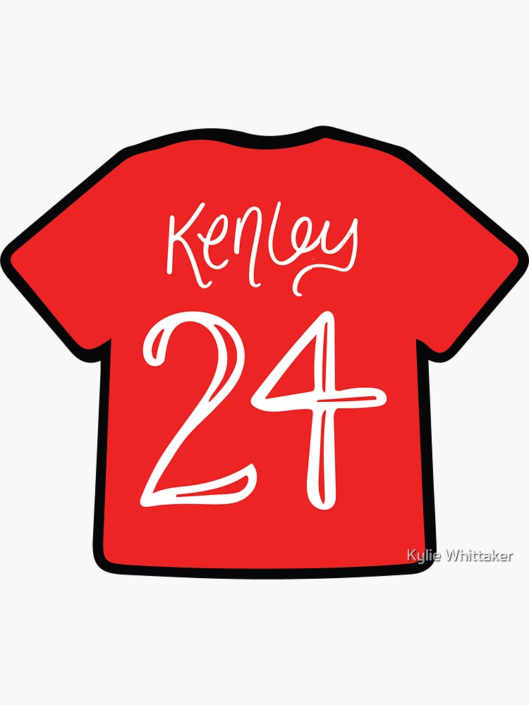 "Crossfire Jersey - Kenley #24" Sticker for Sale by KylieWhittaker ...