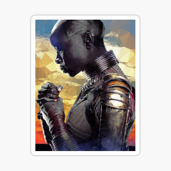 "Okoye" Sticker for Sale by swiffy | Redbubble