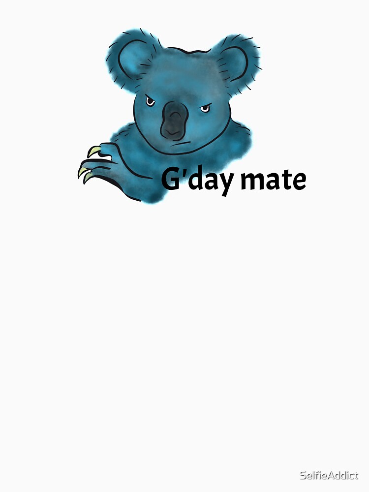 "Australia Drop Bear Sends His Greetings" T-shirt for Sale by ...