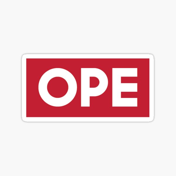 Ope Gifts & Merchandise | Redbubble