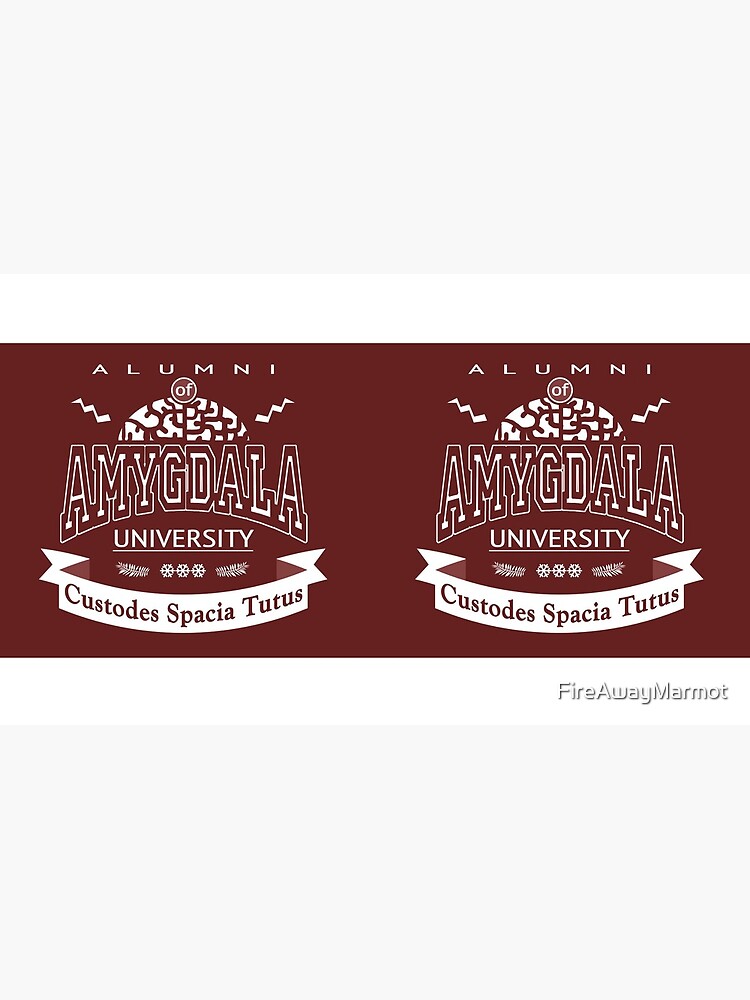 "Amygdala Universität" Kaffeebecher von FireAwayMarmot | Redbubble