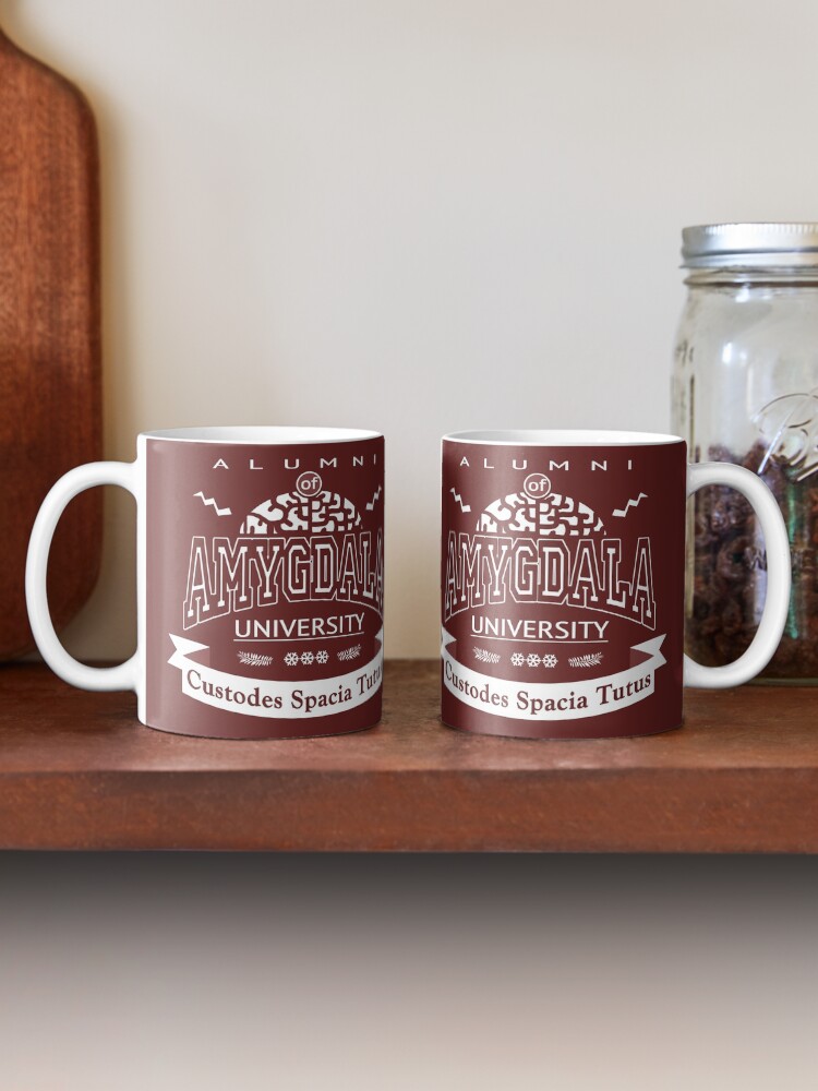 "Amygdala Universität" Kaffeebecher von FireAwayMarmot | Redbubble