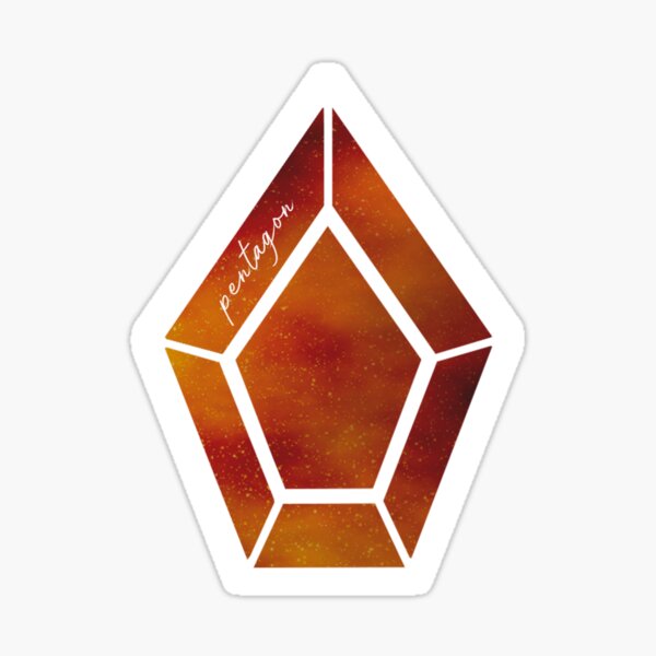 "Pentagon Logo #3" Sticker for Sale by bbchanggu | Redbubble