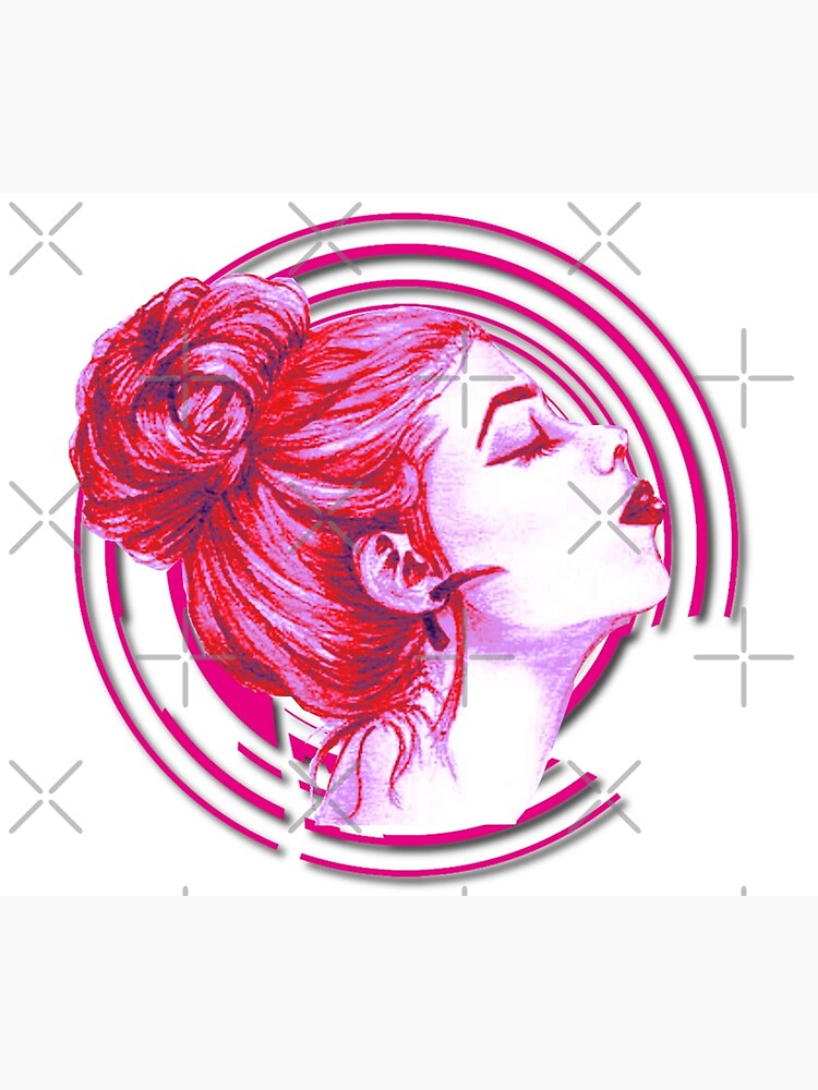 "Pink Punk Rock Girl" Poster for Sale by DezzyD | Redbubble