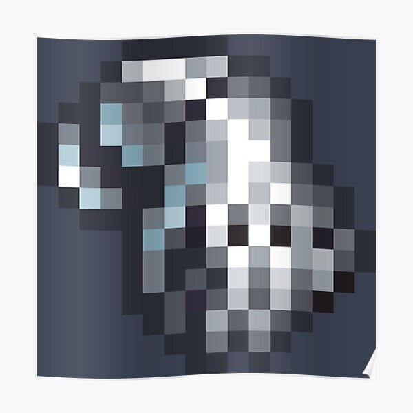 "Pixel Titanium Gauntlets" Poster for Sale by BenHenry | Redbubble