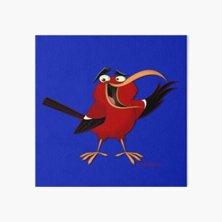 Iiwi Bird Art Board Prints | Redbubble
