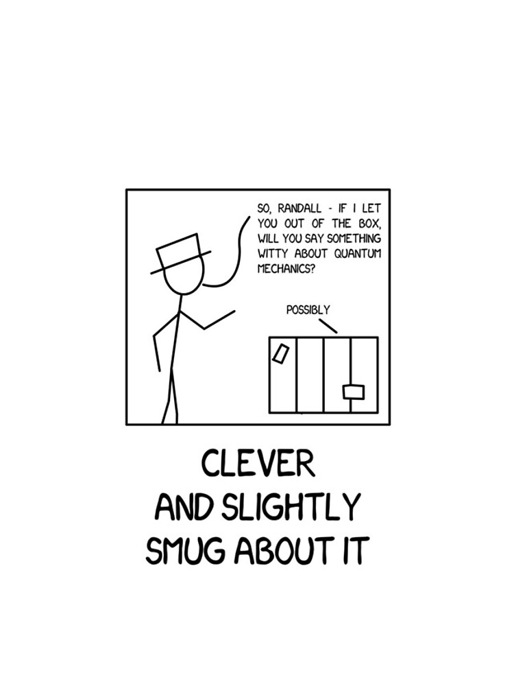 "Xkcd: Clever and slightly smug about it" iPhone Case for Sale by ...
